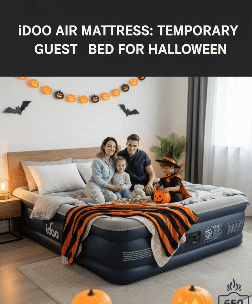 iDOO Queen Air Mattress with Built-in Pump